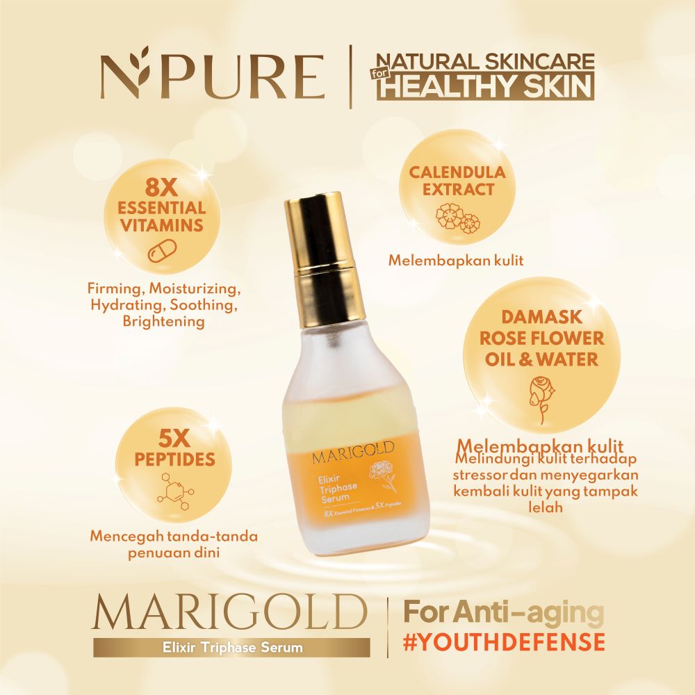 NPURE Marigold Elixir Triphase Serum – Npure Official
