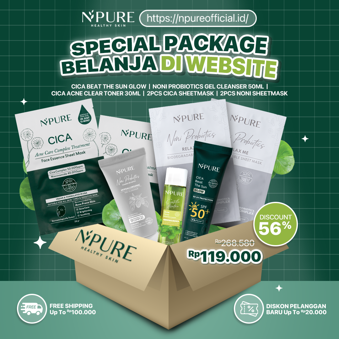 Jual NPURE Special Package, Paket Lengkap Perawatan Wajah