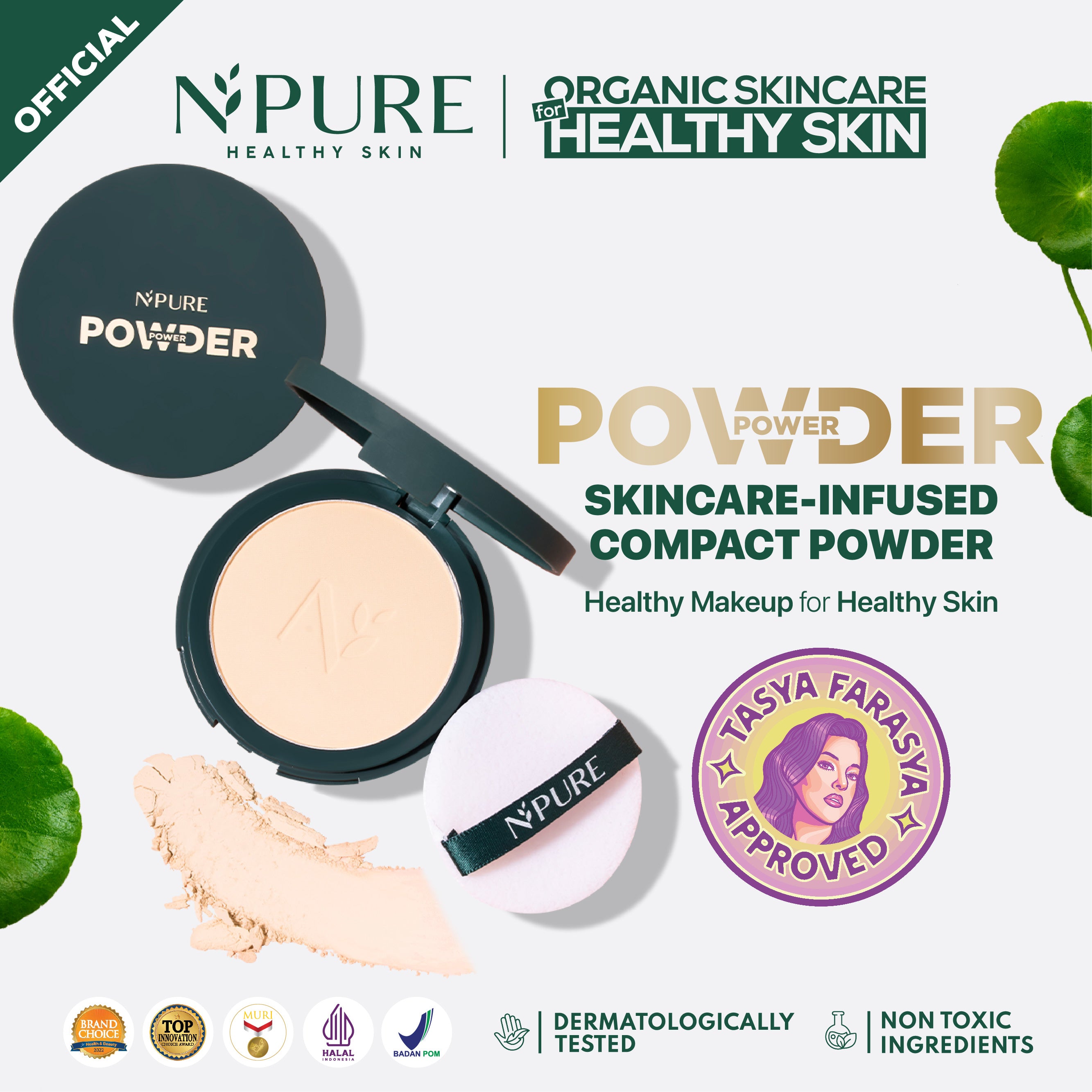[TASYA FARASYA APPROVED] NPURE Centella Asiatica Power Powder / Bedak