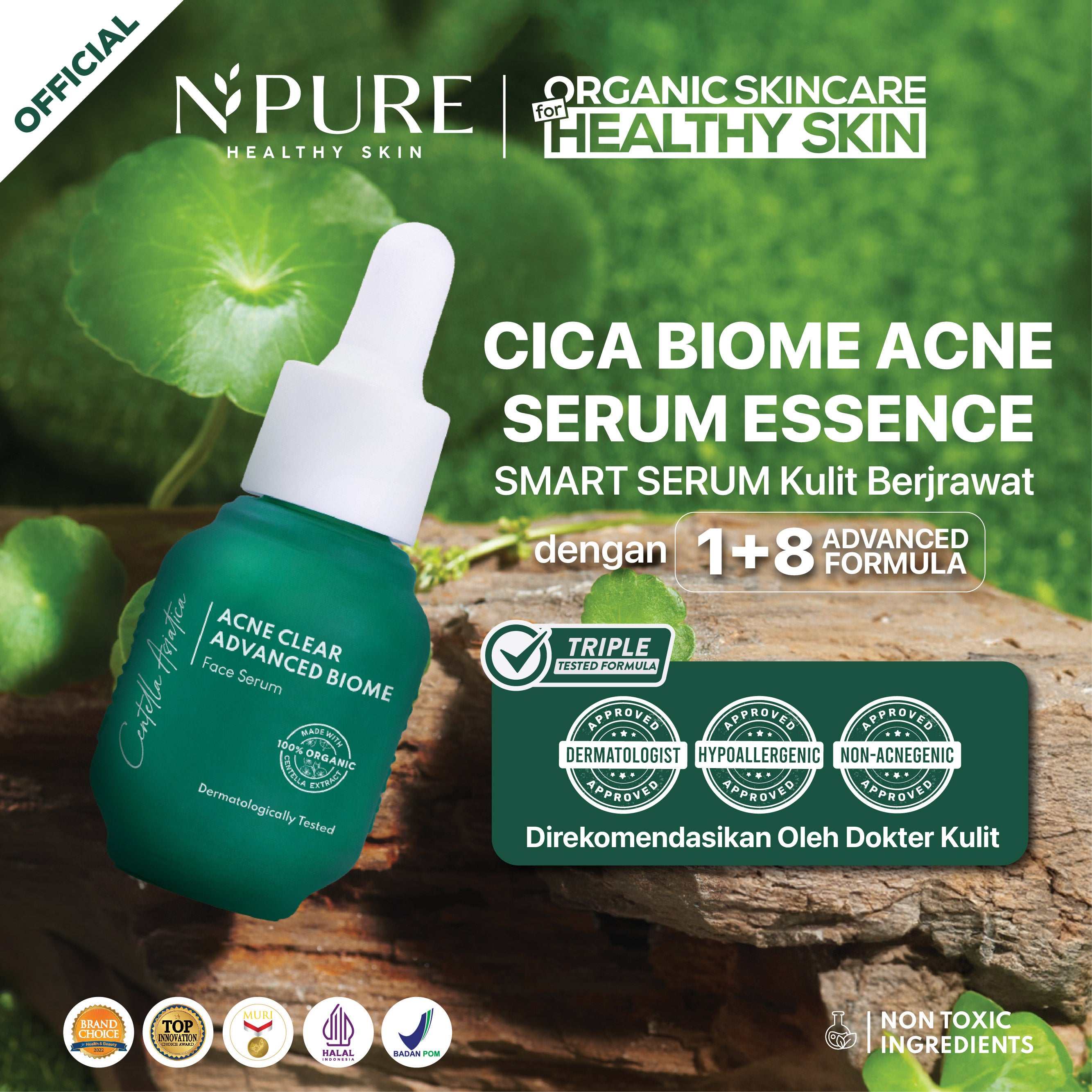 NPURE Anti Acne Biome Serum - Serum Anti Jerawat