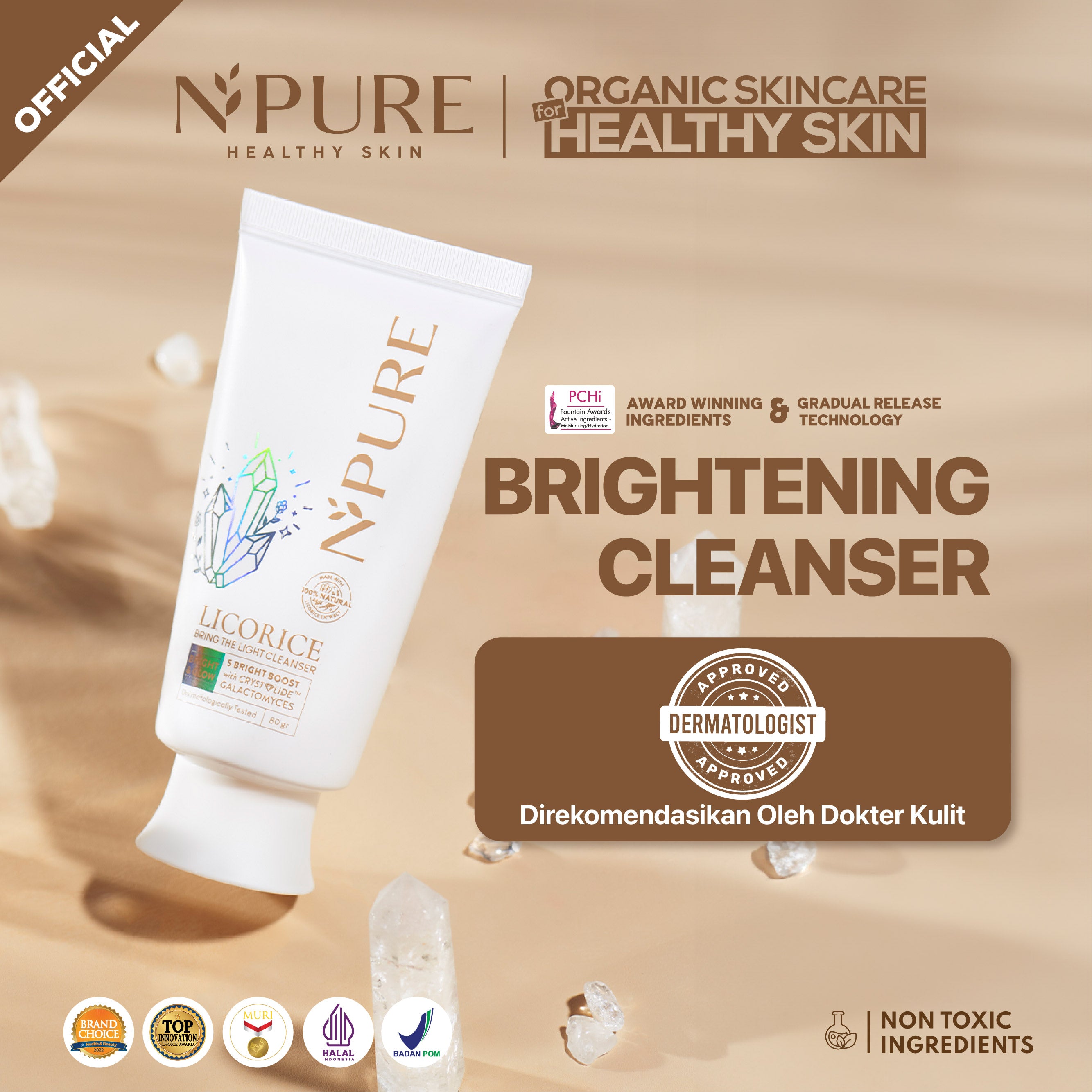 Jual NPURE Licorice Bring the Light Cleanser
