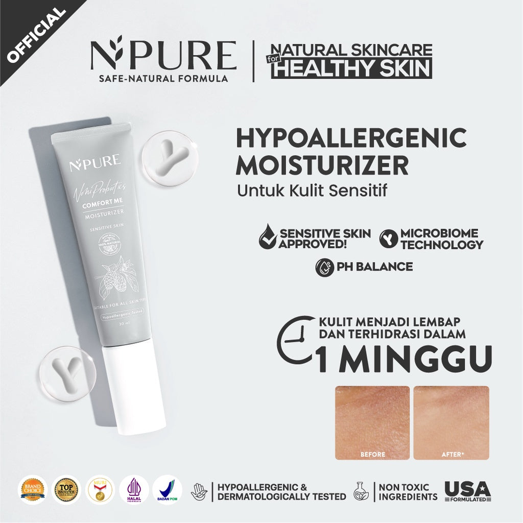 Jual NPURE Noni Probiotics Comfort Me Moisturizer – Npure Official