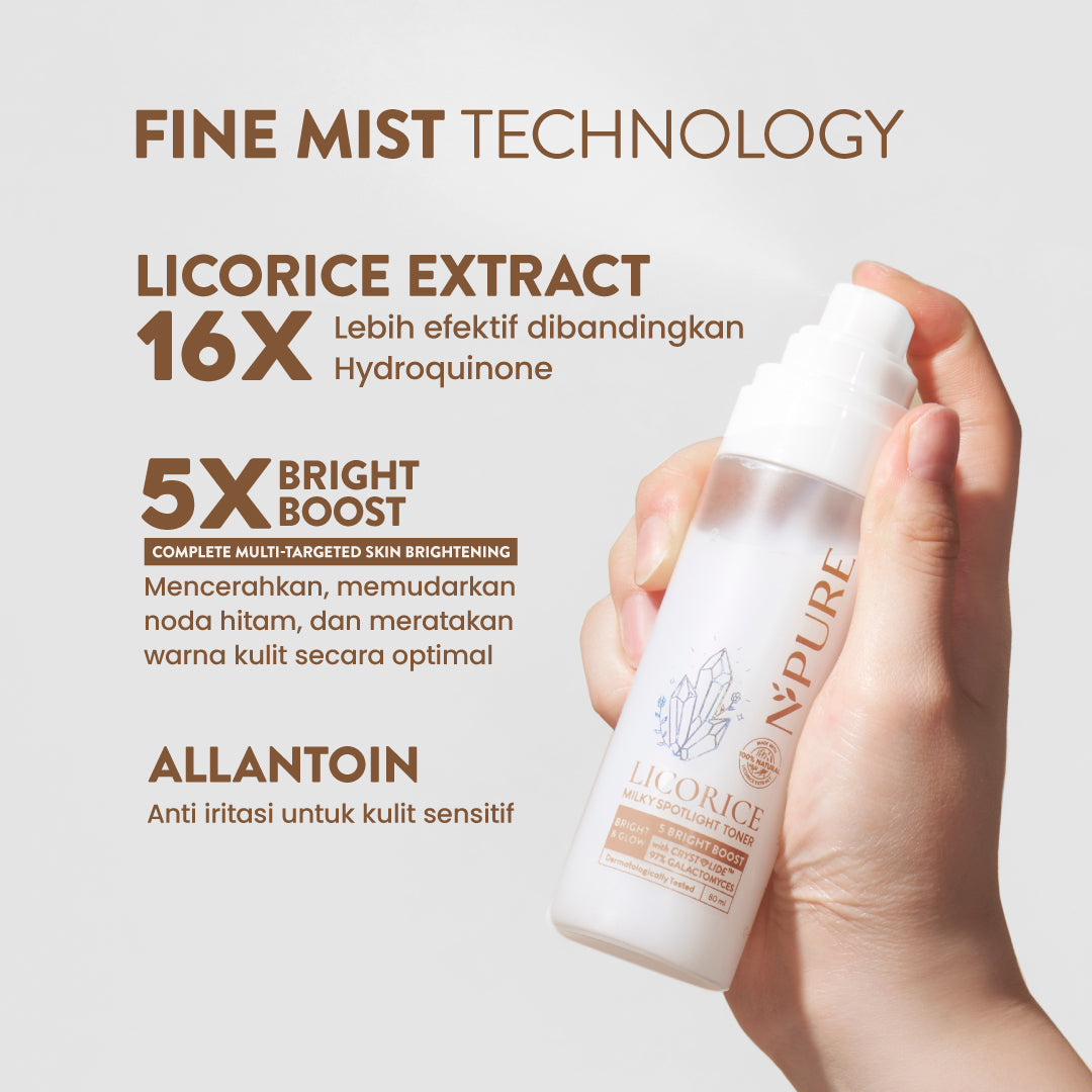 Jual NPURE Licorice Milky Spotlight Toner – Npure Official